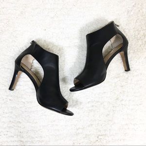 Coach and Four | Shoes | Coach And Four Claudia Leather Peep Toe Heels ...